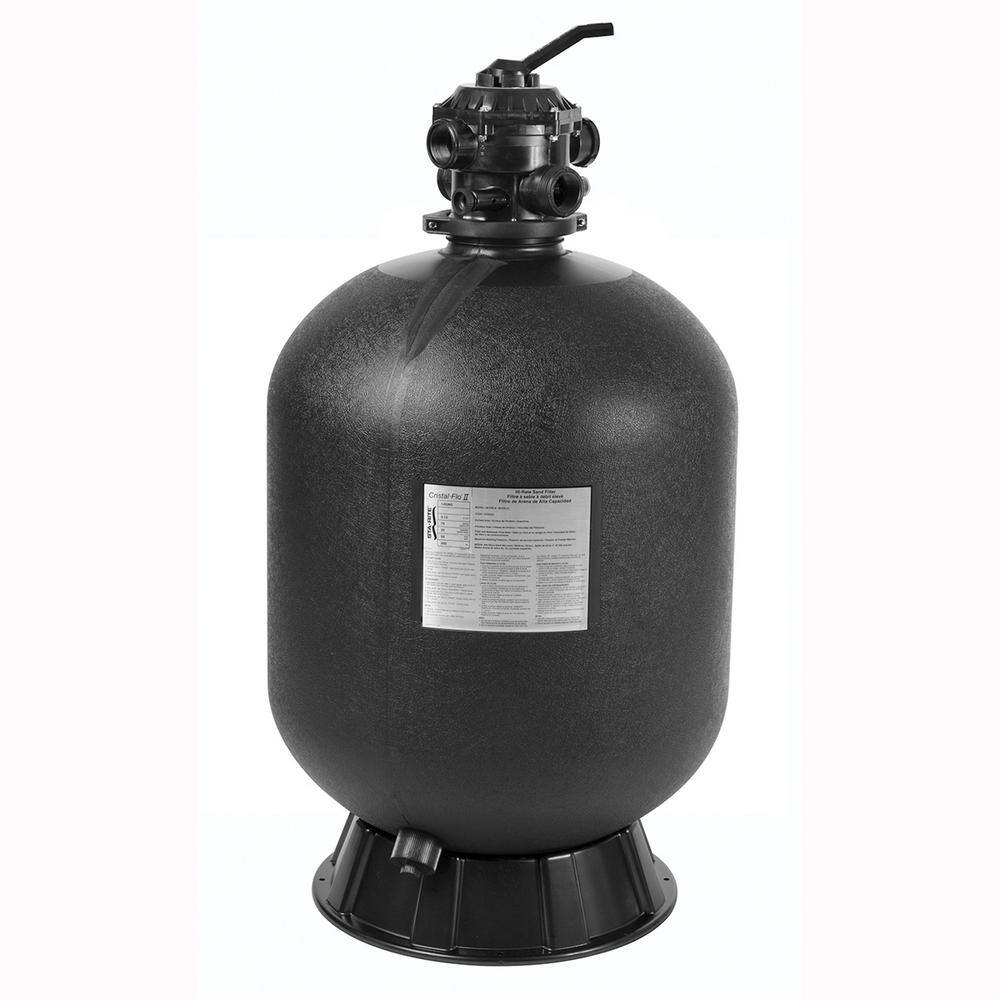 PENTAIR Cristal-Flo II 22 in. Top Mount Sand Filter 145361 - The Home Depot