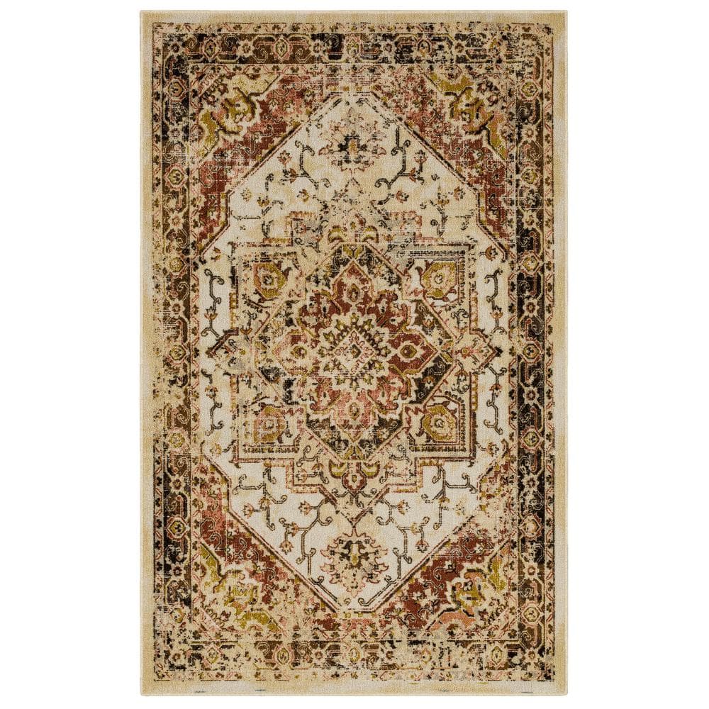 Mohawk Home Maras Earth 5 ft. x 8 ft. Area Rug 820336 - The Home Depot