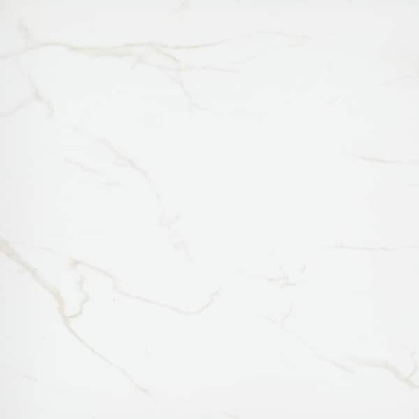 EMSER TILE Contessa Oro 23.43 in. x 23.43 in. Polished Marble Look ...