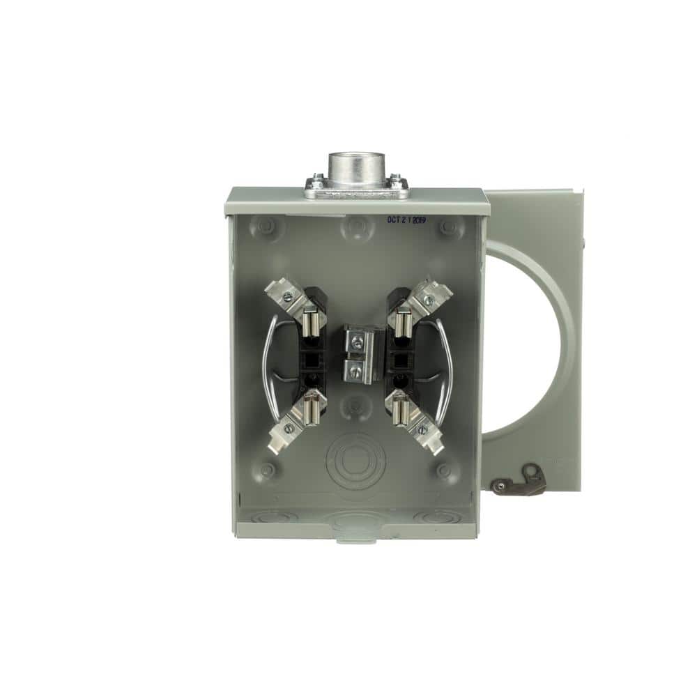 Eaton 125 Amp Overhead Meter Socket 1004931BCH - The Home Depot