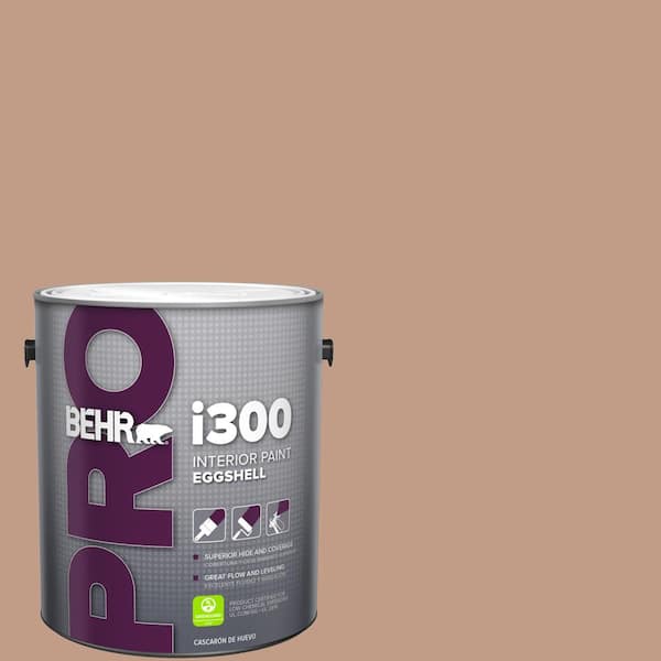 BEHR PRO 1 gal. #S200-4 Chestnut Bisque Eggshell Interior Paint PR33001 ...