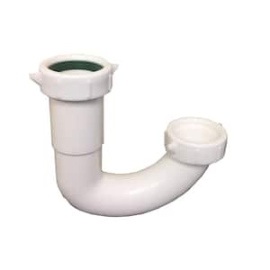 OATEY 1-1/4 in. x 6 in. White Plastic Slip-Joint Sink Drain Extension ...
