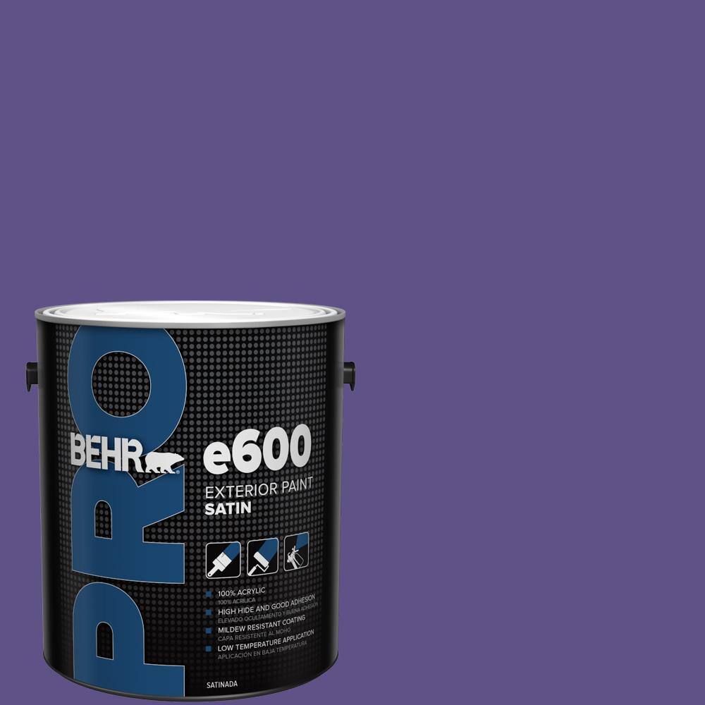 BEHR PRO 1 gal. #P560-7 Kings Court Satin Exterior Paint PR64301 - The ...