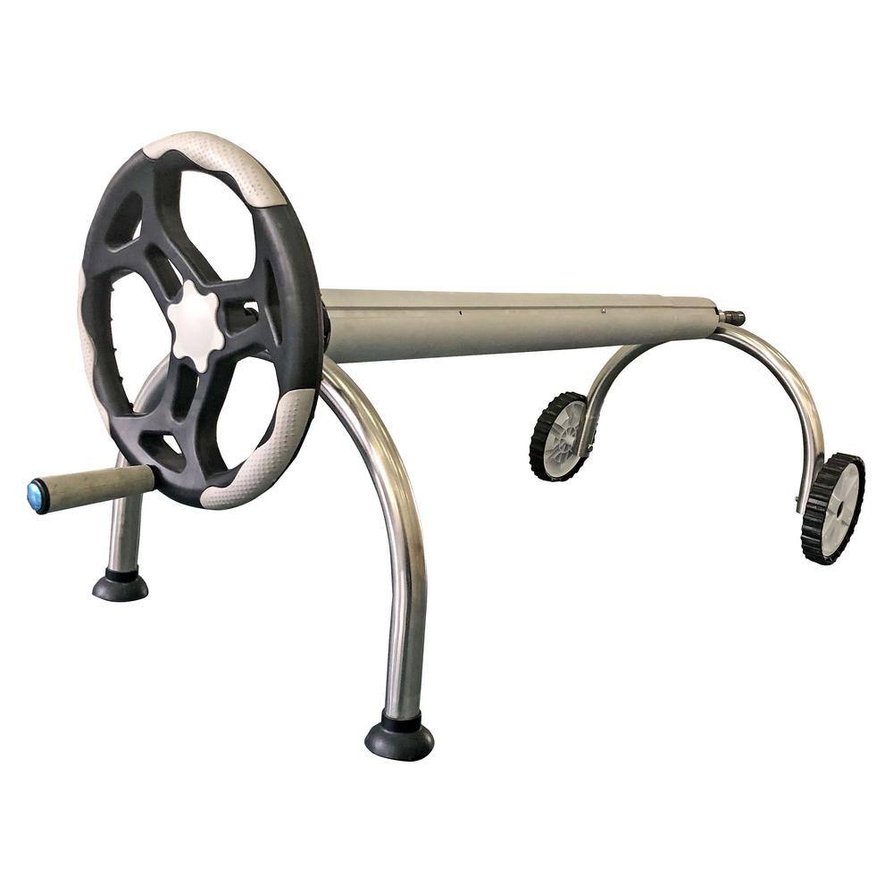 SunHeater Stainless Steel In-Ground Pool U Shape Solar Roller with ...