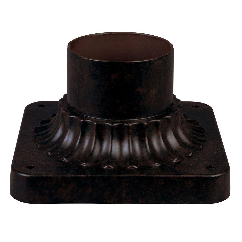 Hampton Bay Seville Cast Aluminum Pier Base 8816-279 - The Home Depot