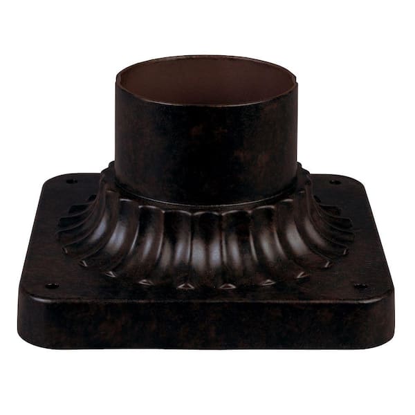 Hampton Bay Seville Cast Aluminum Pier Base 8816-279 - The Home Depot