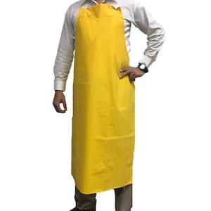 BISON LIFE Waterproof and Oilproof Vinyl Bib Apron with Adjustable Neck ...