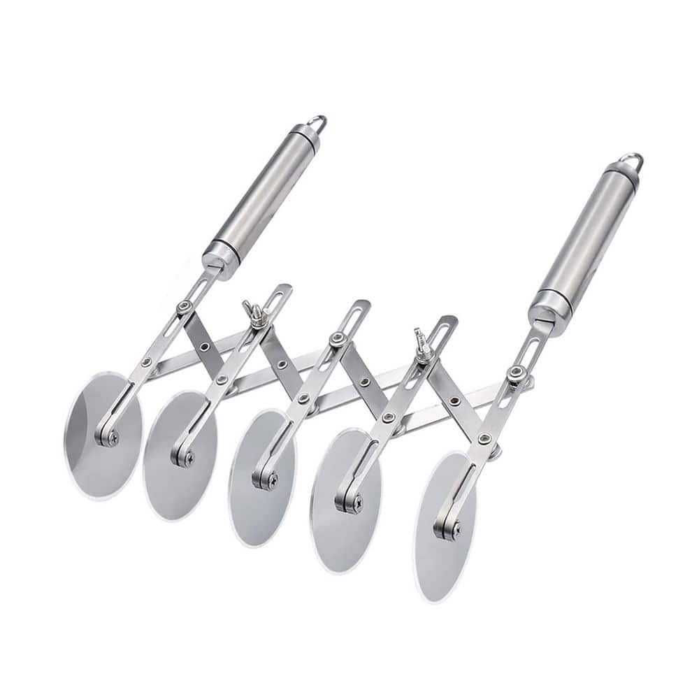 Professional 5-Wheel Pastry Cutter - Stainless Steel Multi-Use Kitchen ...
