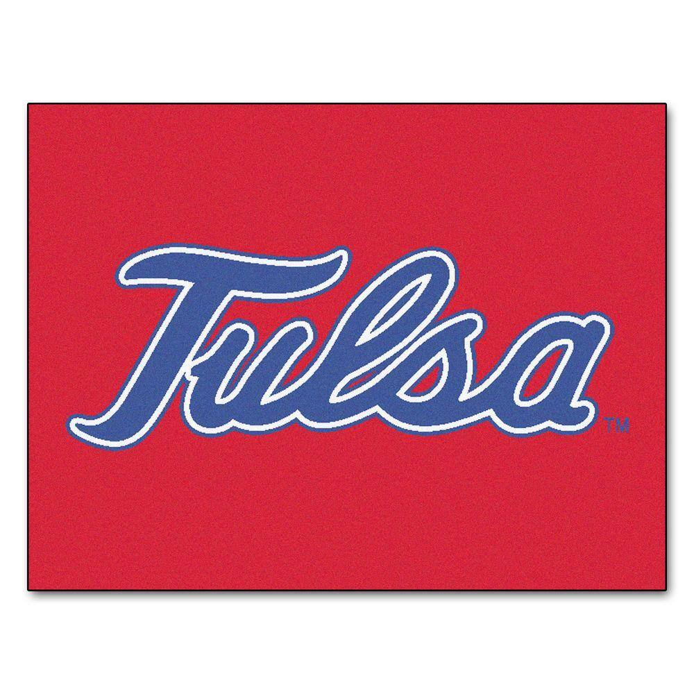 FANMATS NCAA University of Tulsa Red 3 ft. x 4 ft. Area Rug 2761 - The ...