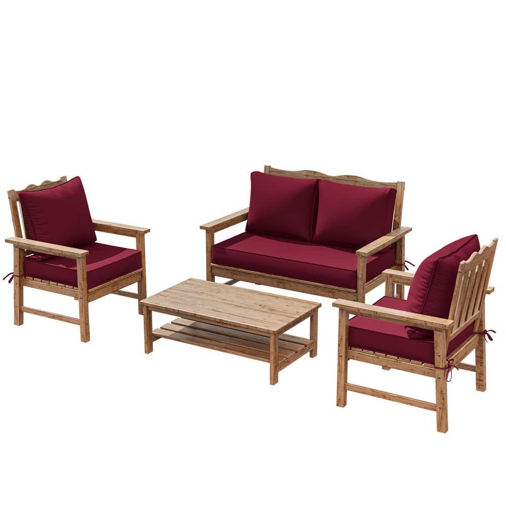WNP 5 in. Universal Outdoor Cushion Set for Seats and Backs, Set of 1 ...
