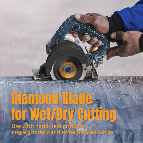 Flat Rocks Diamond Chamfered Saw Blades, 2025 New 4 Inch Rock Slab ...