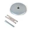 Watco 1-Hole Bathtub Overflow Plate Kit in Chrome Plated 18003-CP - The ...