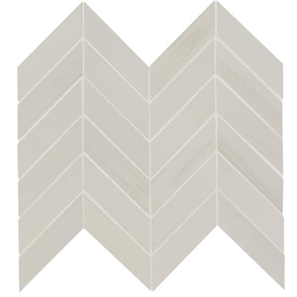 MSI Take Home Tile Sample-Ader Pamplona Chevron 4 in. x 4 in. Matte ...