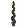 Nearly Natural 4 ft. Indoor Outdoor Cedar Spiral Silk Tree 5076 - The ...