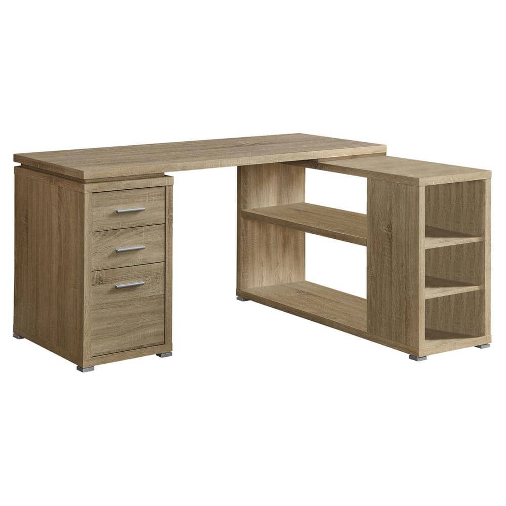 Natural Computer Desk HD7219 - The Home Depot