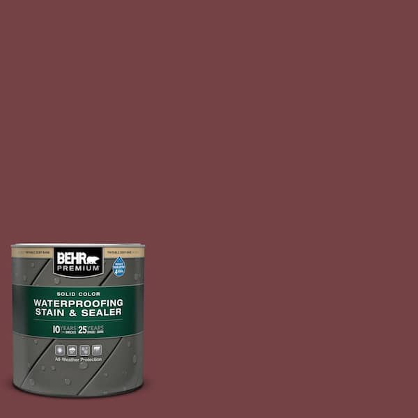 BEHR PREMIUM 1 qt. #MQ1-15 Rumors Solid Color Waterproofing Exterior ... BEHR PREMIUM 1 qt. #MQ1-15 Rumors Solid Color Waterproofing Exterior ...