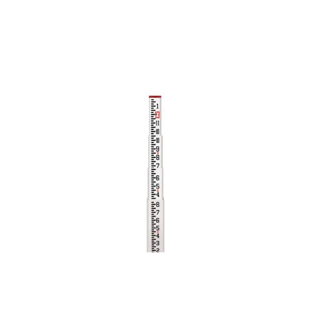 SITE GEAR 156 in. Multi-Use SCR Fiberglass Leveling Rod Level, 1 EA 11 ...