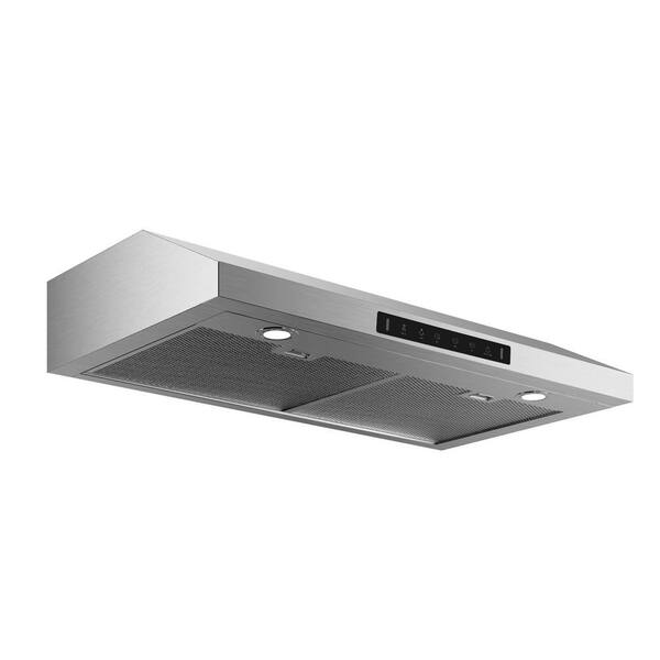Dalxo 36 in. 600 CFM Ducted Under Cabinet Range Hood in Stainless Steel ...