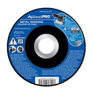 Avanti Pro 4-1/2 in. x 1/16 in. x 7/8 in. Thin Kerf Metal Cut-Off Disc ...