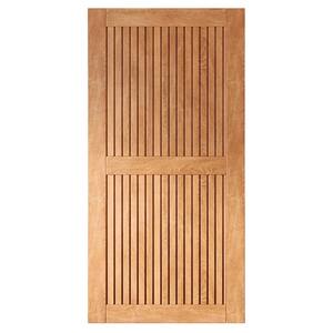 HOMACER ST 50 in. x 80 in. C-Panel Solid Core Early American Vertical ...