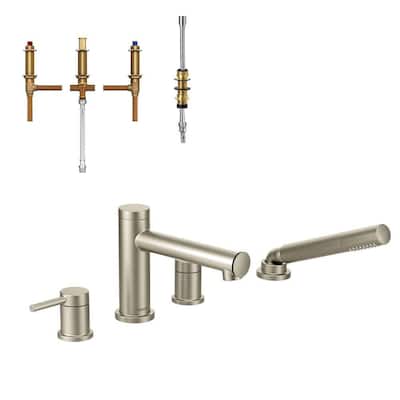 MOEN Align Swivel Double Robe Hook in Brushed Nickel-YB0402BN - The ...