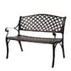 Karl home Leisure 40 in. Aluminum Outdoor Bench 976916499361 - The Home ...