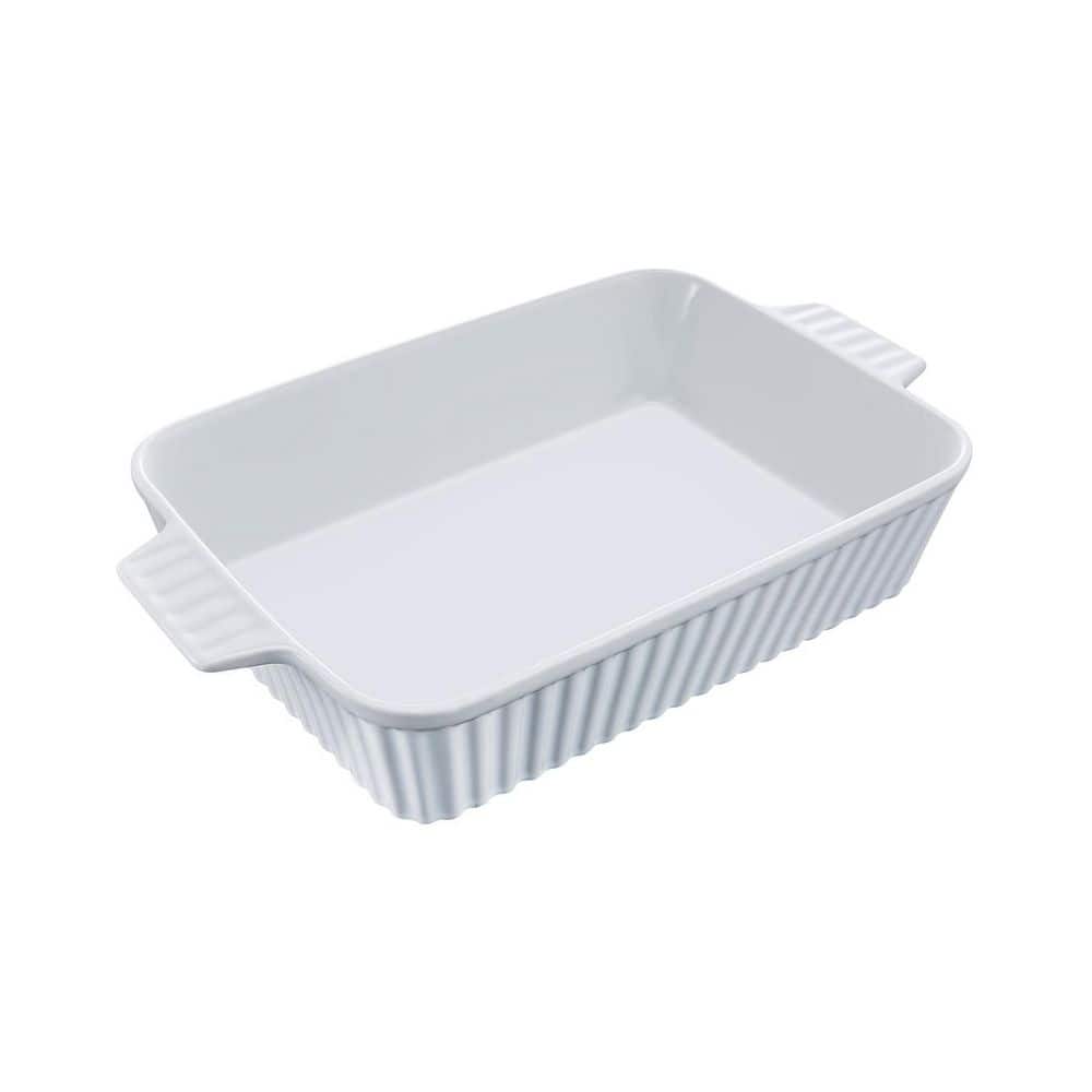 SVOPES Bakeware Set, 1-Piece, White Cookware Set, 9 in. x 13 in., Large ...
