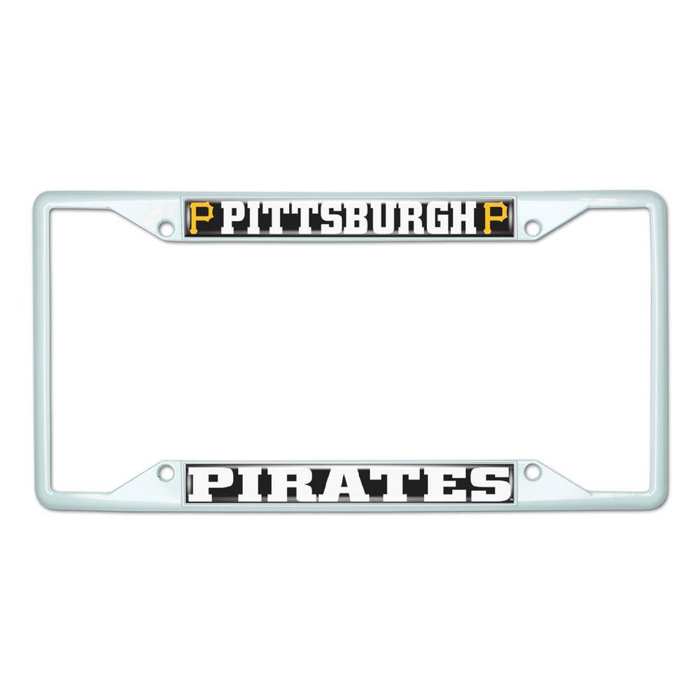 FANMATS Universal Fit MLB - Pittsburgh Pirates License Plate Frame ...
