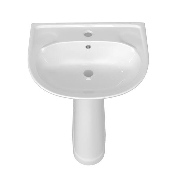 NTQ 20 in. W x 17 in. D Vitreous China U-Shaped Vessel Sink with Single ...