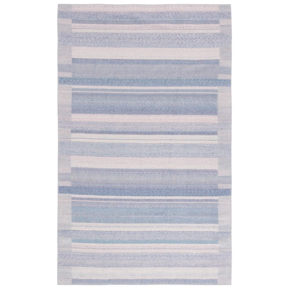 SAFAVIEH Cabo 4 ft. x 6 ft. Blue/Purple Striped Abstract Area Rug ...
