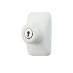 IDEAL SECURITY Keyed Deadbolt Painted in White SKGLKW - The Home Depot