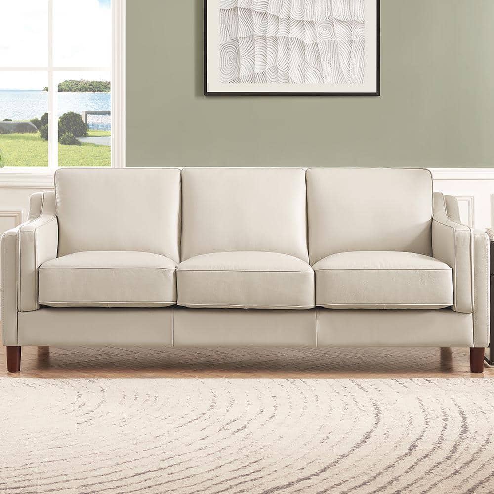Reviews for Hydeline Bella 84 in. Slope Arm Top Grain Leather Rectangle ...