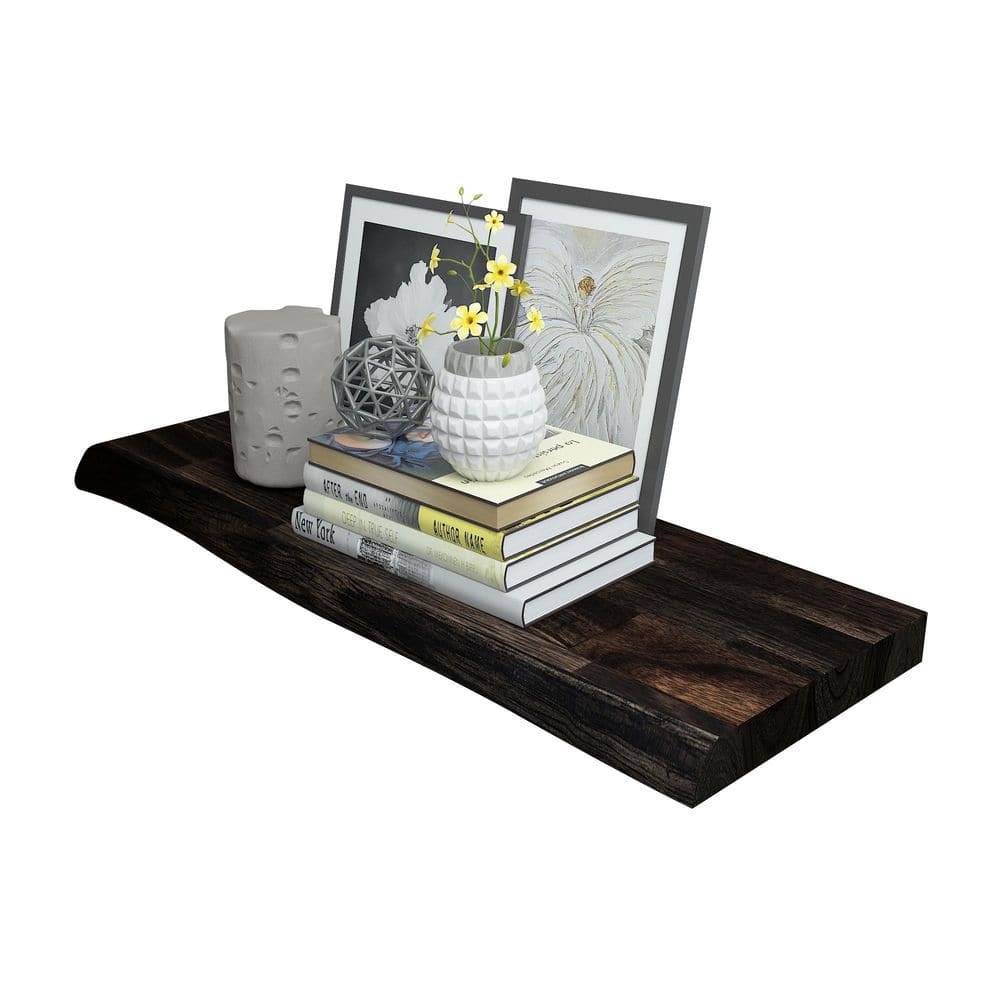 Interbuild Solid 2 ft. L x 10 in. D x 1.5 in. T, Acacia Butcher Block ...