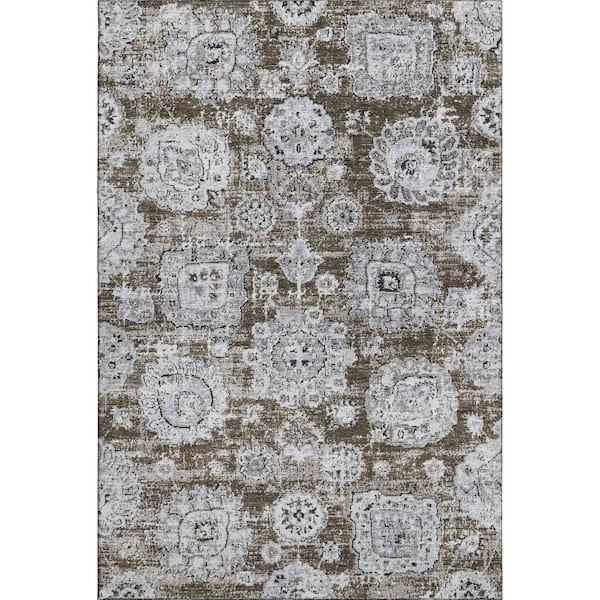 Addison Rugs Mayfield Premium Machine Washable Indoor/Outdoor Geometric ...