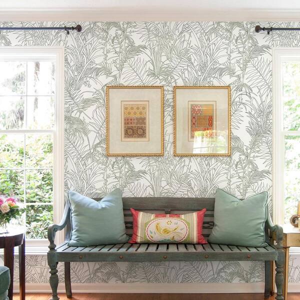 Green Leaf Contact Paper Peel and Stick Wallpaper Roll Z0D78GCHLF - The ...
