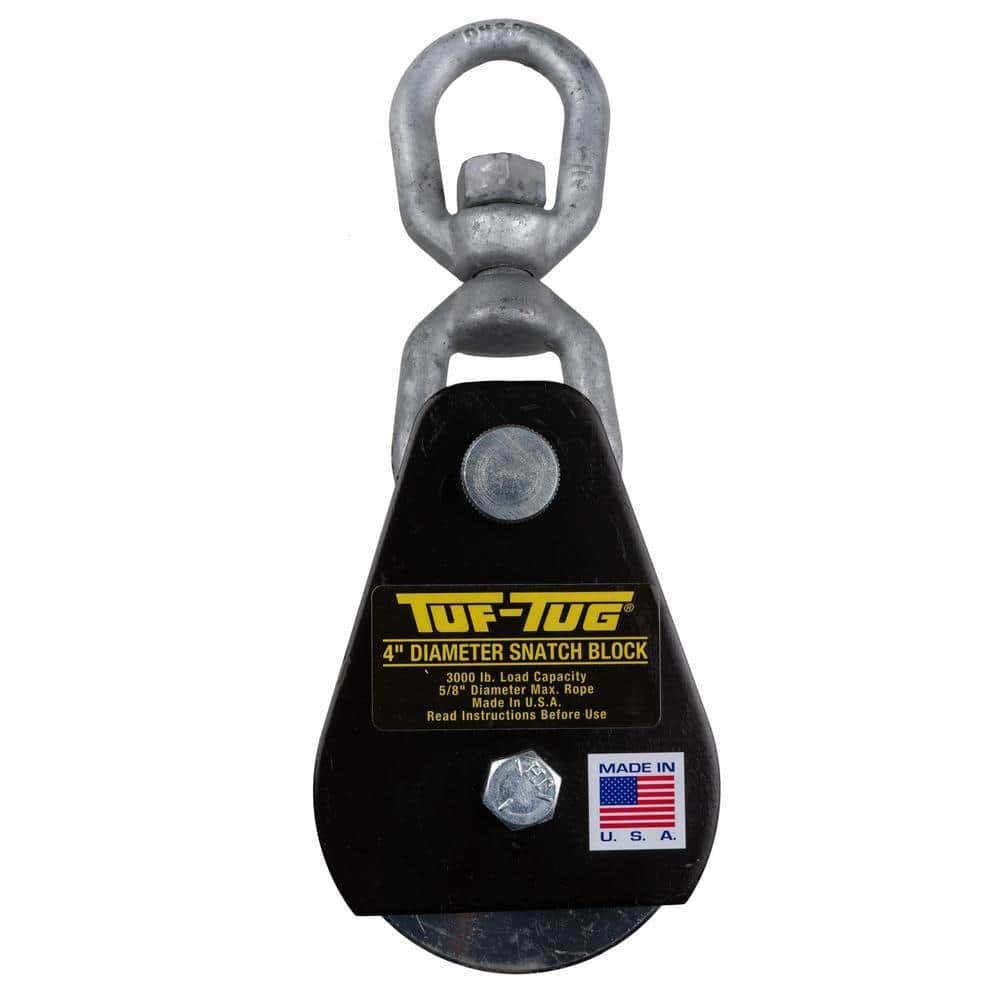 Reviews for TUF-TUG 4 in. Wire Rope Snatch Block, Swivel Eye Mount ...