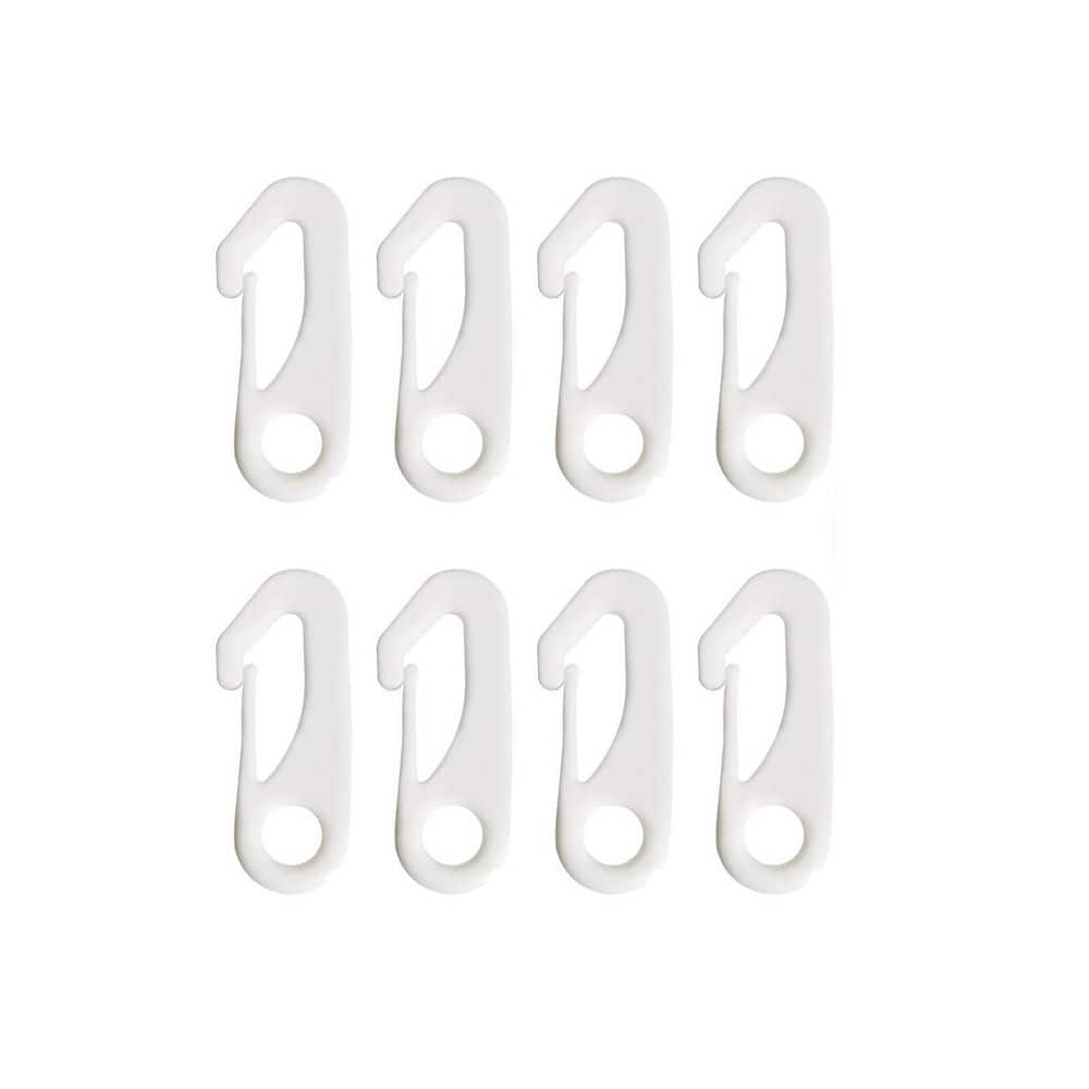 Misopily Flag Pole Clip Snap Hooks 0.4 in. Adjustable Nylon Flag Pole ...