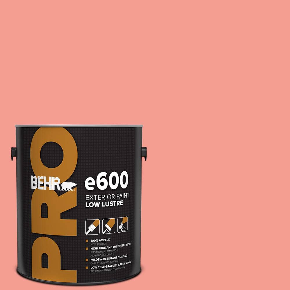 BEHR PRO 1 gal. #170B-4 Cool Melon Low Luster Exterior Paint PR62301 ...