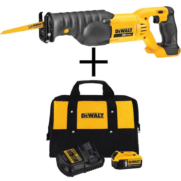 DEWALT 20V MAX Cordless Reciprocating Saw, 20V MAX XR Premium Lithium ...