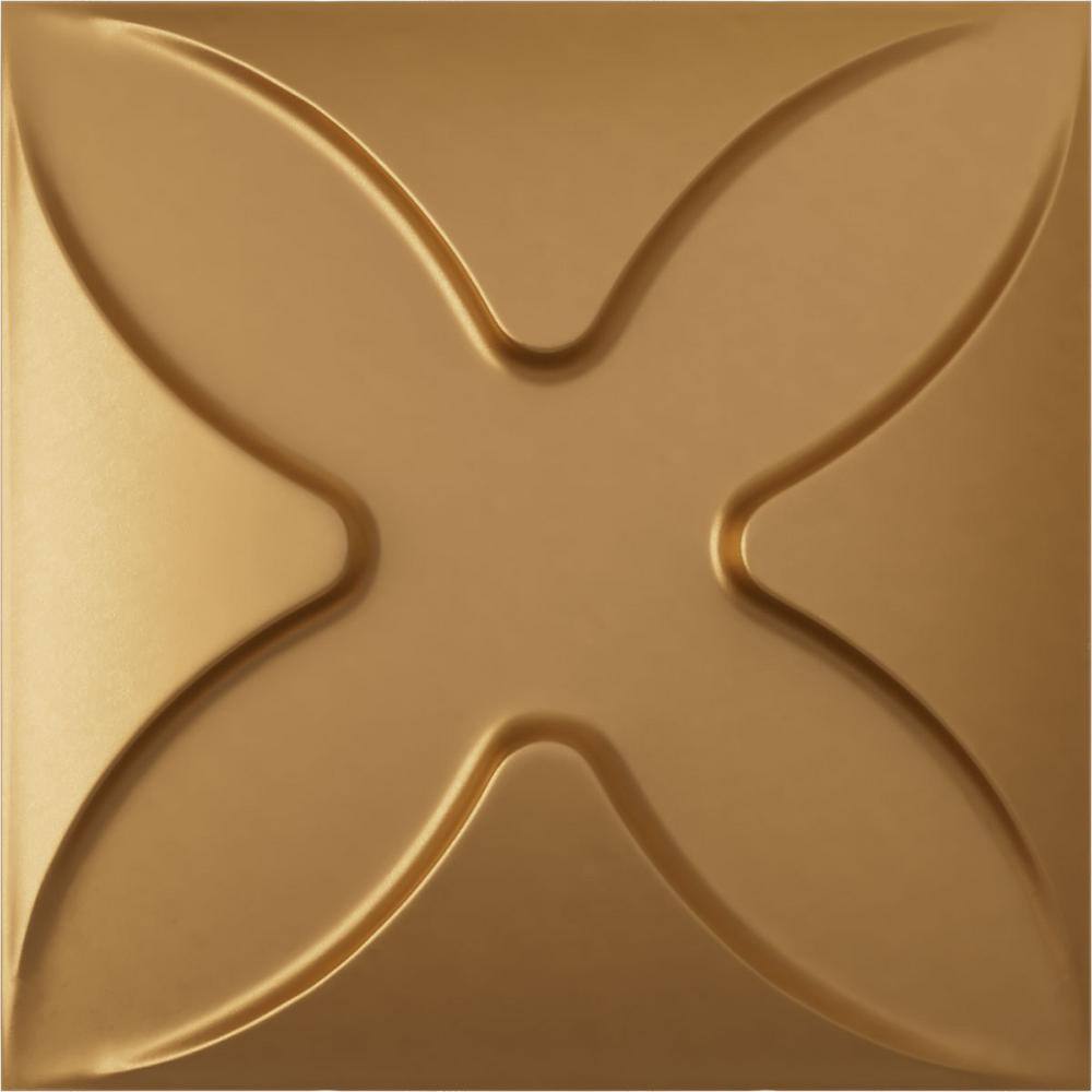 Ekena Millwork 5/8 in. x 12 in. x 12 in. Austin EnduraWall PVC ...