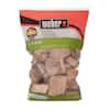 Weber Apple Wood Chunks 17139 - The Home Depot