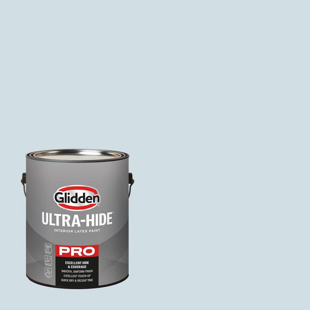 Glidden Ultra-Hide 1 gal. PPG1152-2 Breakwater Eggshell Interior Paint ...