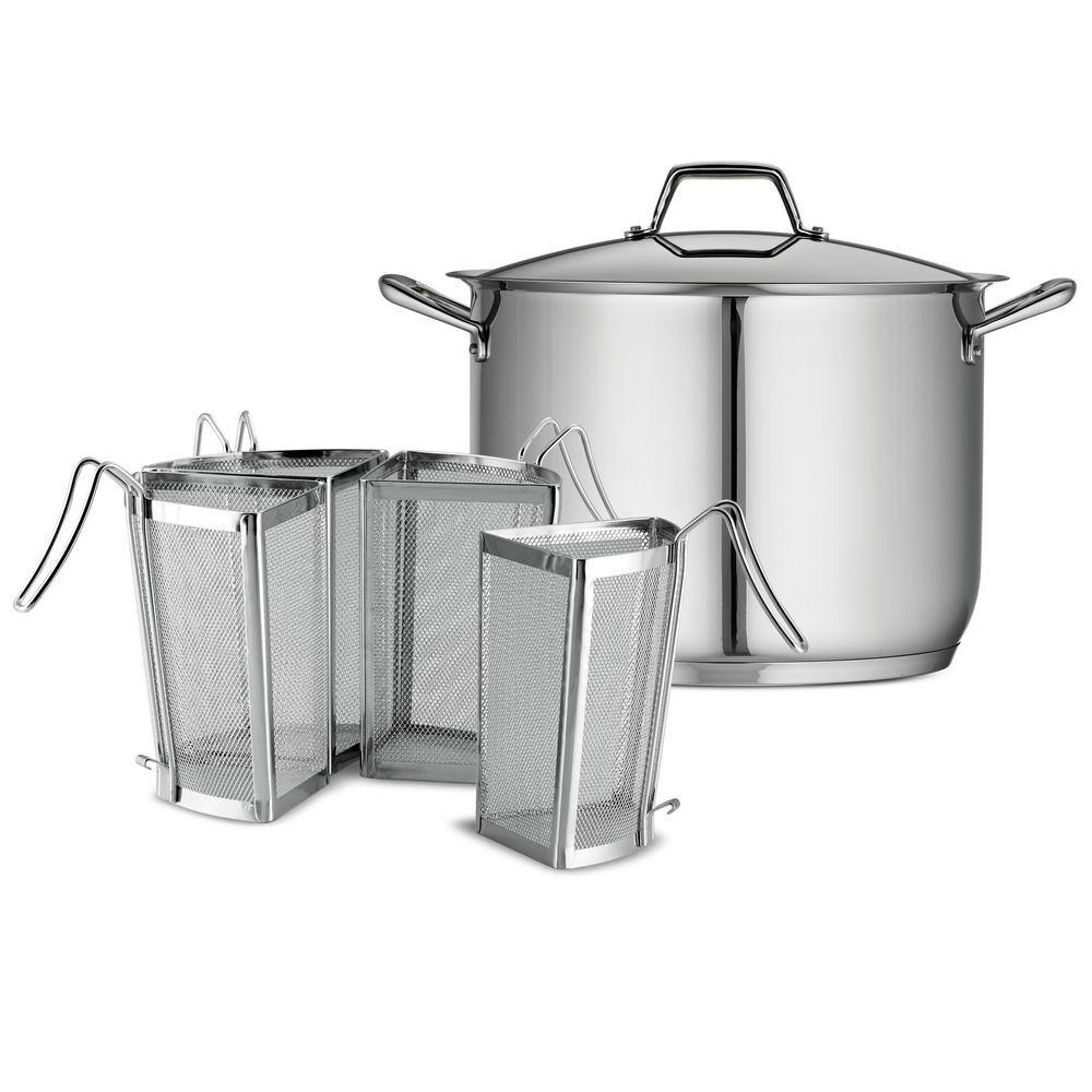 Tramontina Gourmet Prima 16 qt. Stainless Steel Stock Pot with Lid and ...