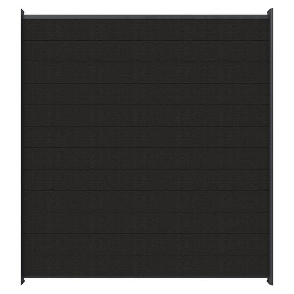 NewTechWood UltraEasy Flat Style Enclosures 6 ft. x 6 ft. Indian Ebony ...