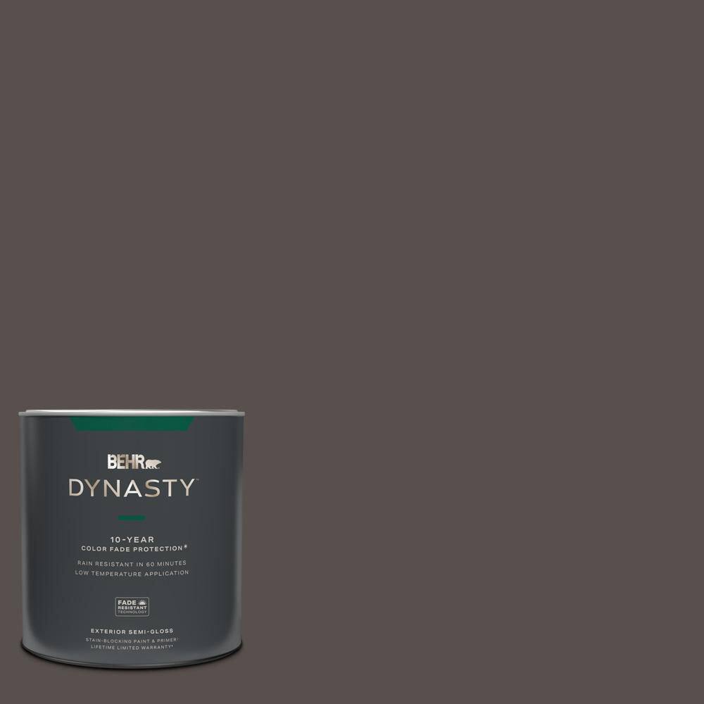 BEHR DYNASTY 1 qt. #ECC-41-2 Willow Wood Semi-Gloss Exterior Stain ...