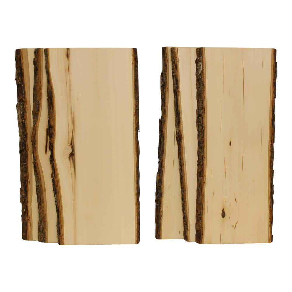 Walnut Hollow 1 in. x 8 in. x 18 in. Rustic Basswood Plank Hardwood ...