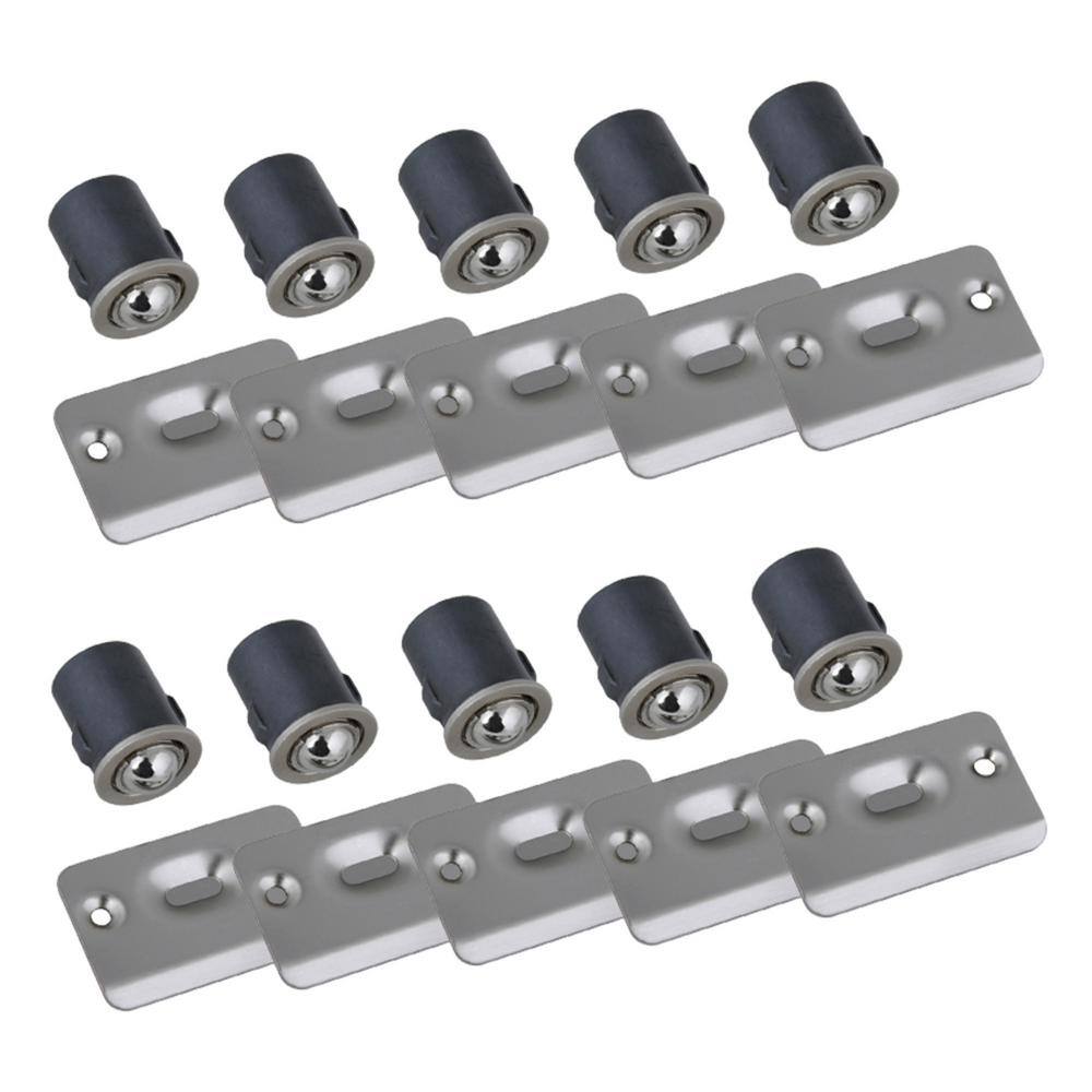 Design House Satin Nickel Drive in Ball Catch (10 Per Pack) 189274 ...