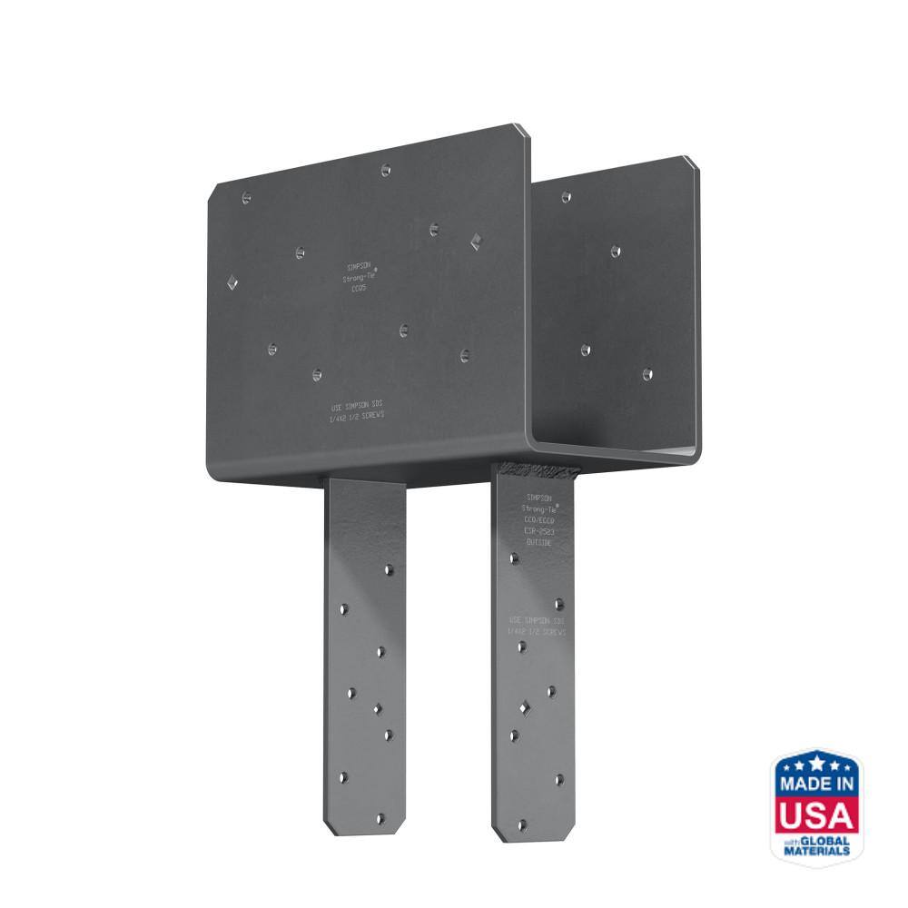 Simpson Strong-Tie CCQ Column Cap for 5-1/8 in. Beam, 6x Post with ...