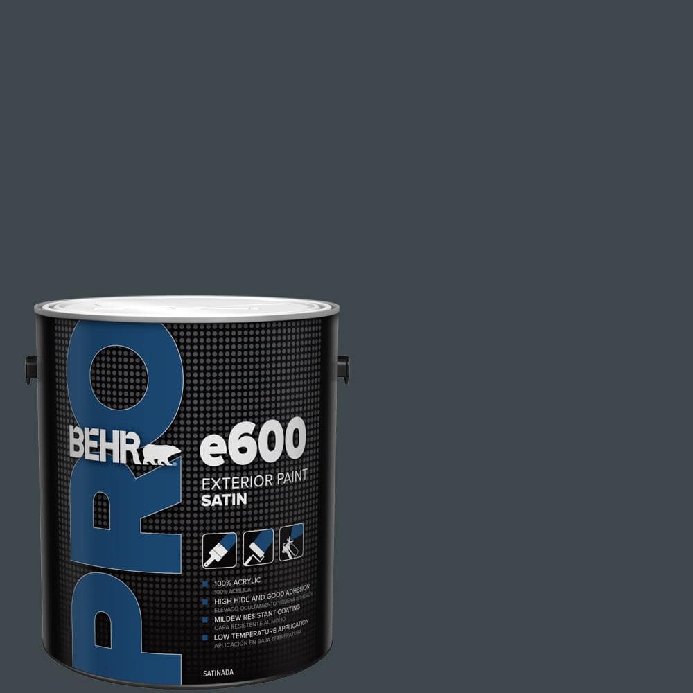 BEHR PRO 1 gal. #PPU25-23 Winter Way Satin Exterior Paint PR64301 - The ...