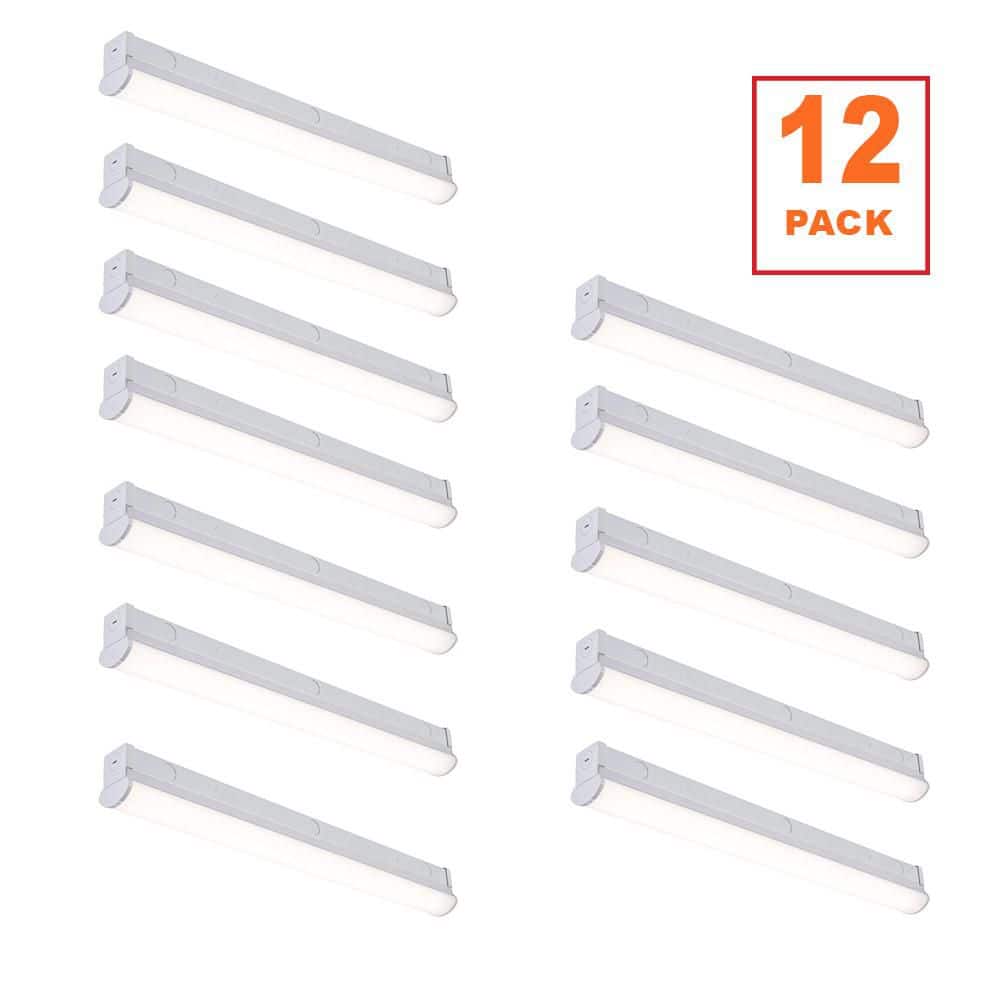 Commercial Electric 2 ft LED Garage Workshop Ceiling Strip Light ...